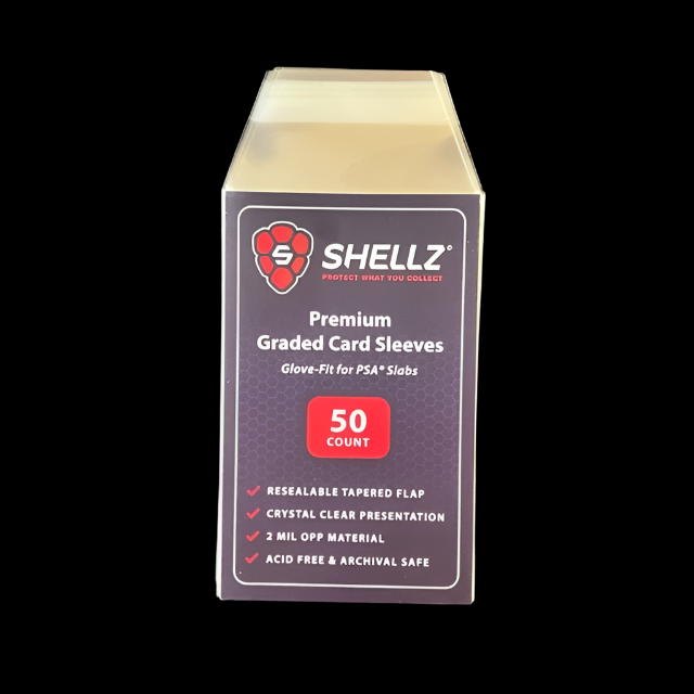 Glove-Fit Sleeves for PSA Slabs - Premium OPP Glass Clear – Cardshellz