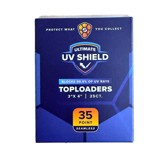 Premium Toploader 35PT - UV CLEAR | 3"x4" | Single Frame – Cardshellz