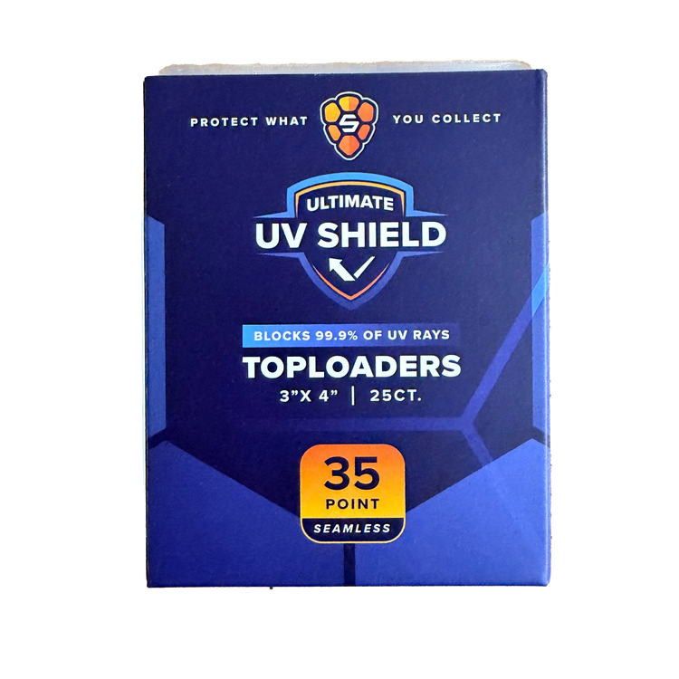 Premium Toploader 35PT - UV CLEAR | 3"x4" | Single Frame – Cardshellz