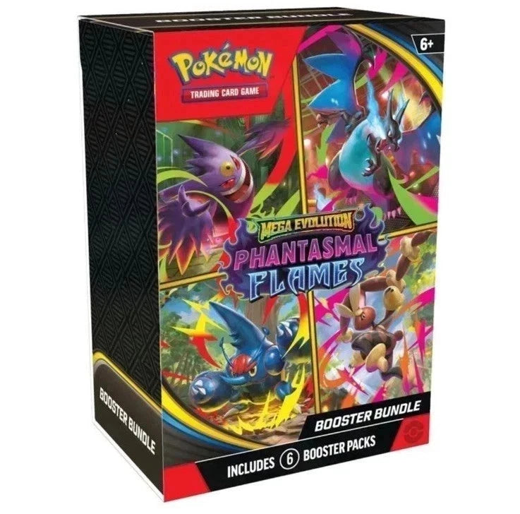 Pokemon Mega Evolution Phantasmal Flames Booster Bundle – Cardshellz